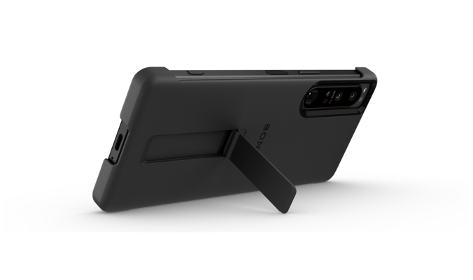 XQZ-CBCT/BGENG | Buy Style Cover with Stand for Xperia 1 IV & View ...
